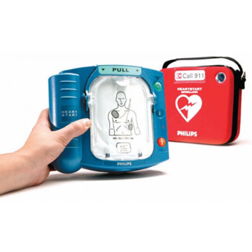 Philips HeartStart HS1 Defibrillator with Slim Carry Case